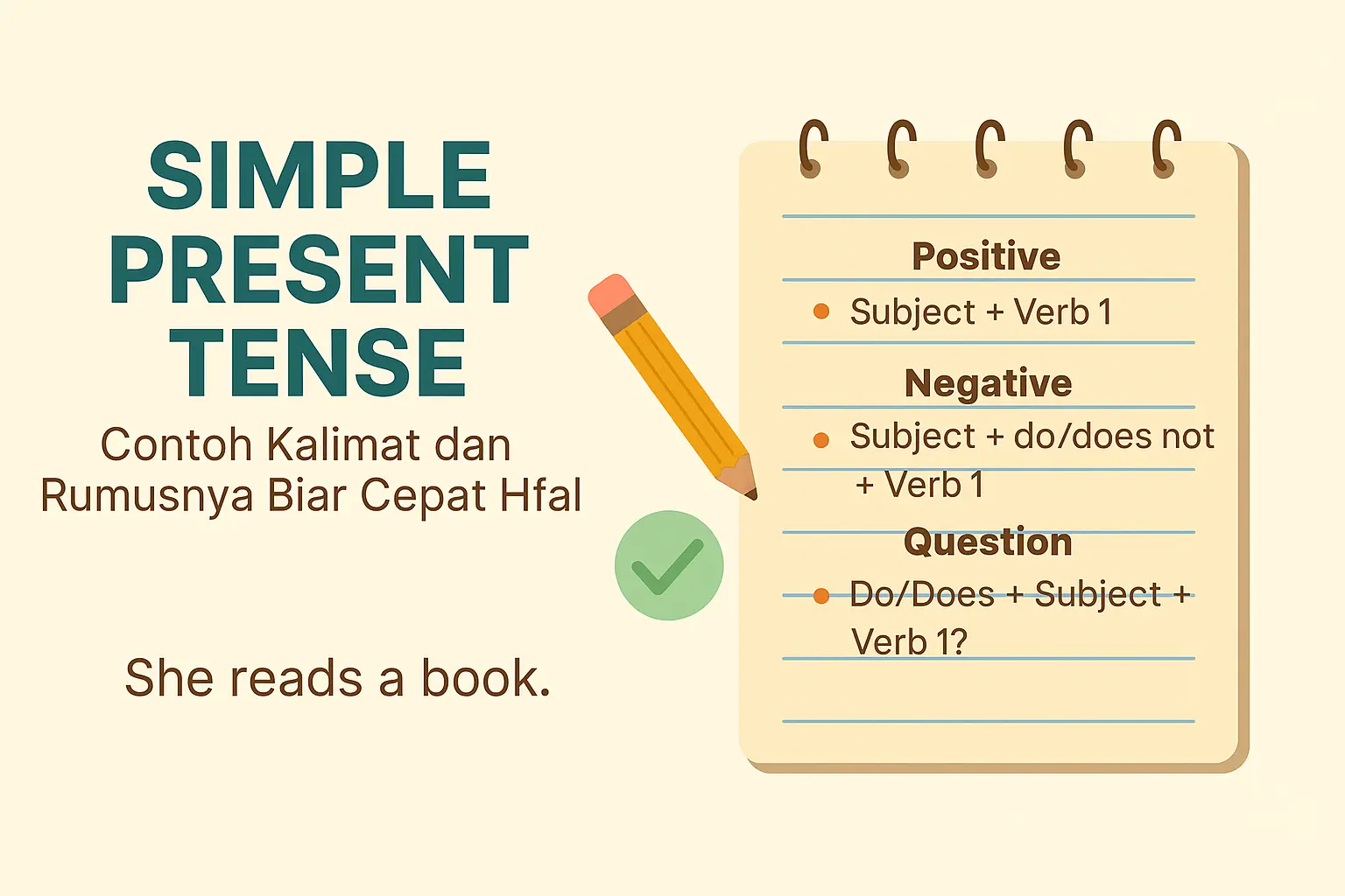 Simple Present Tense: Contoh Kalimat dan Rumusnya