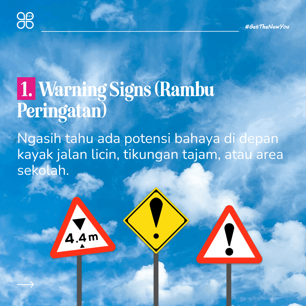 Rambu Lalu Lintas dalam Bahasa Inggris + Arti | KB
